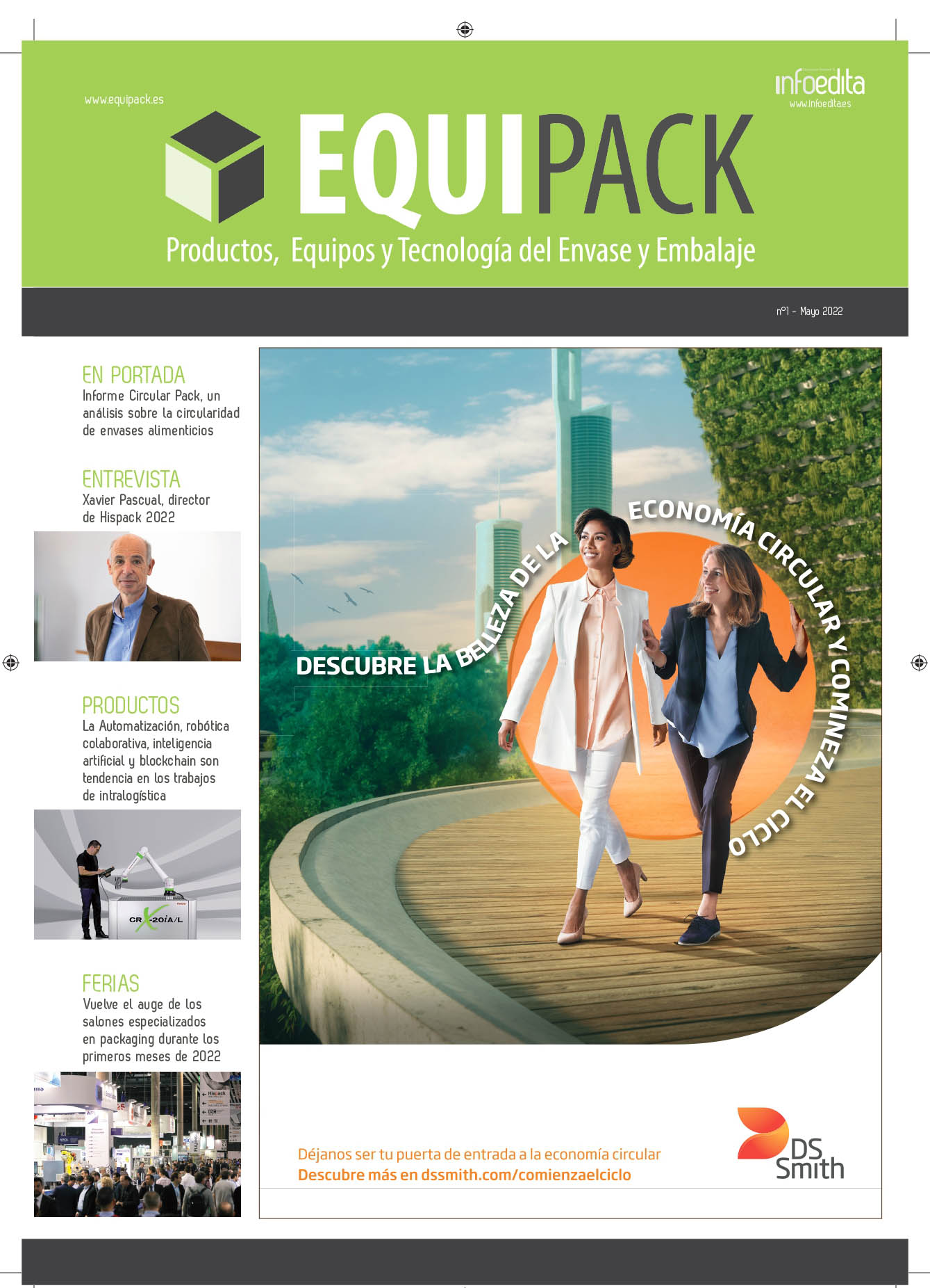 Infoedita lanza la publicación impresa EQUIPACK - Equipack