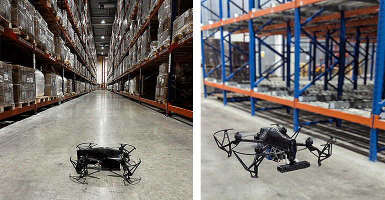 Una nueva tecnología con drones inteligentes permite hacer inventarios ...