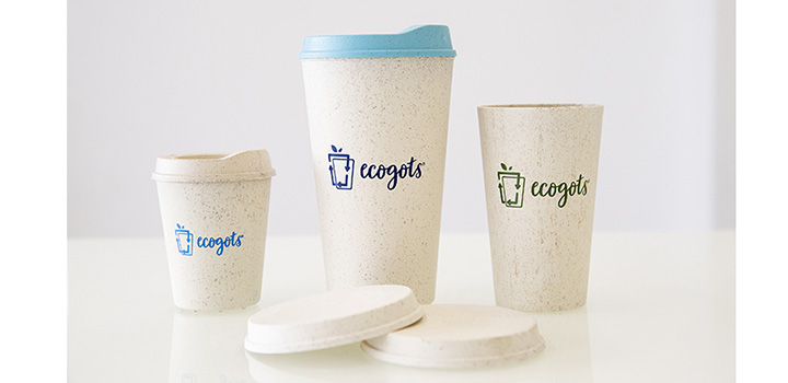 Vasos reutilizables de cáscara de arroz - Equipack